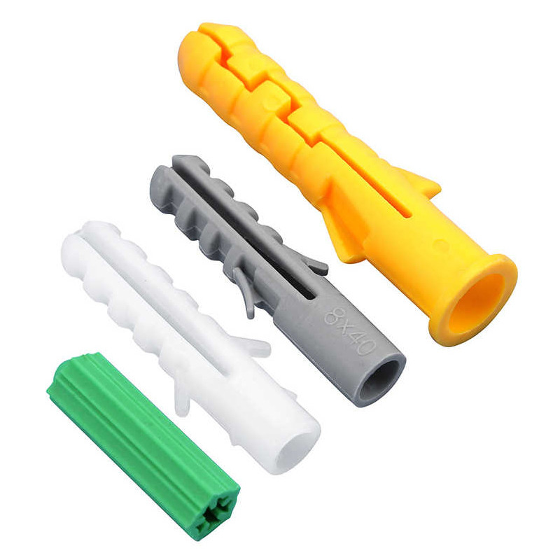 Customized Plastic Expansion Anchor Hex Head Plastic Wall Plug With ...